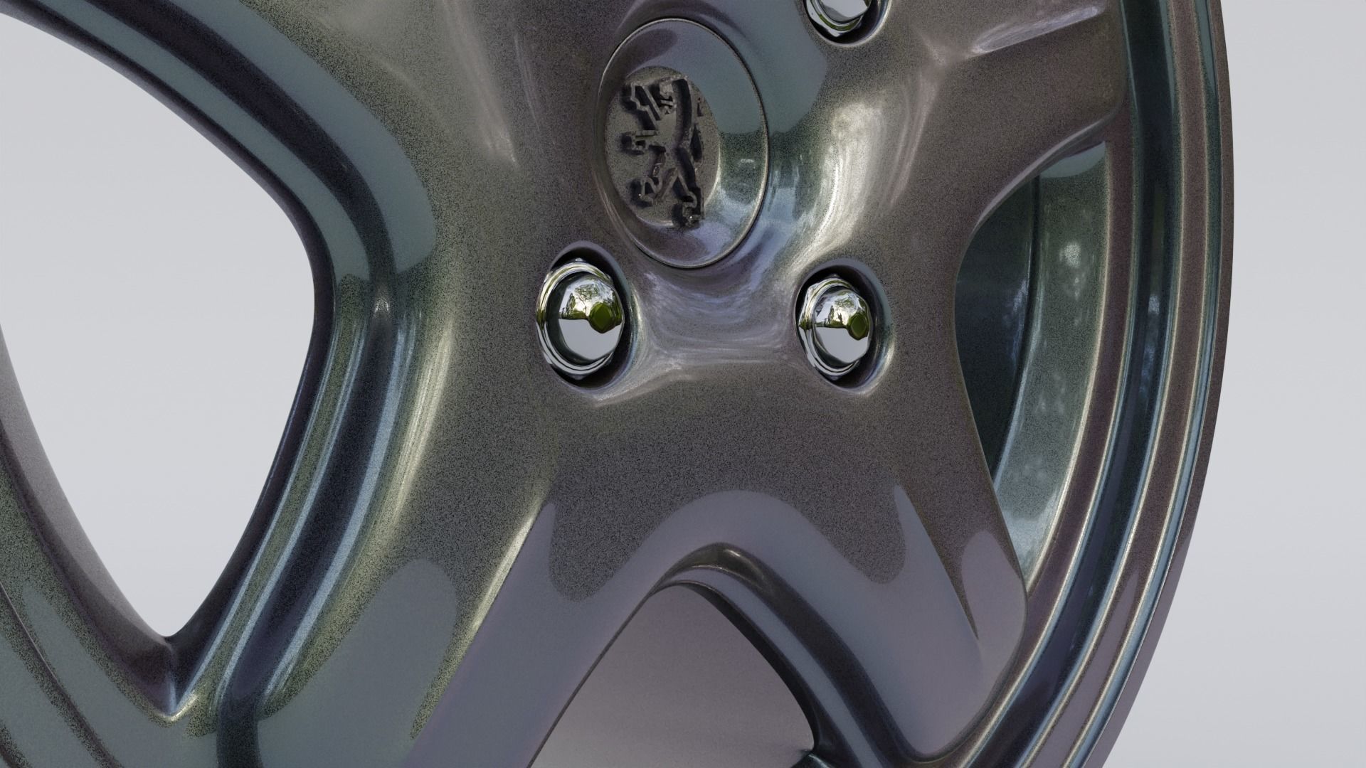 Peugeot 106 XSi Alloy Wheels Rims 3D model | CGTrader