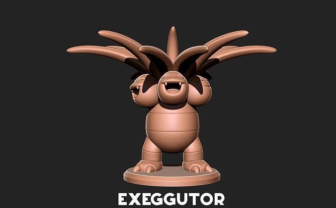 Exeggutor Pokemon 3D model 3D printable | CGTrader