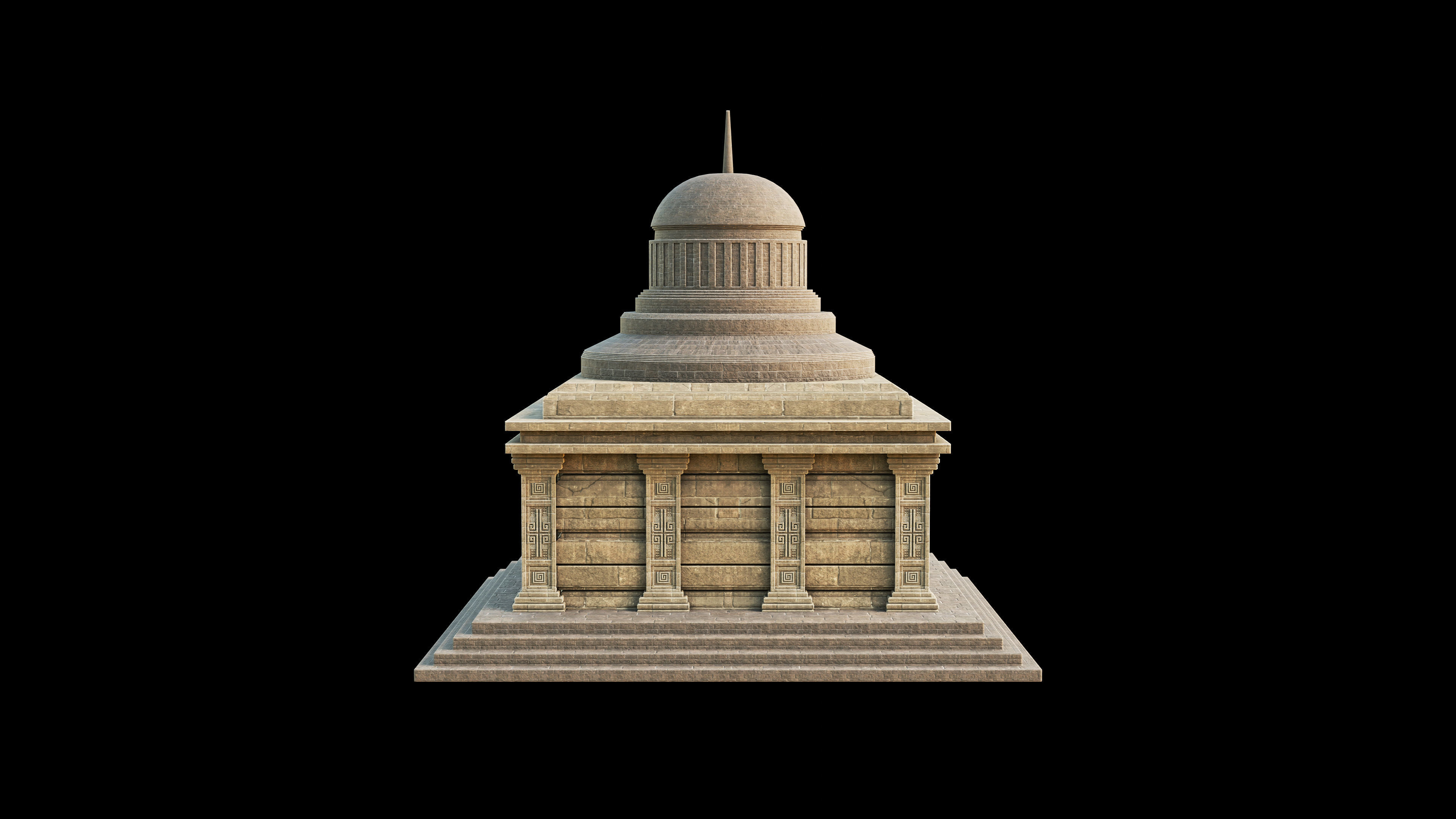 Ancient Temple asset pack 3D model | CGTrader