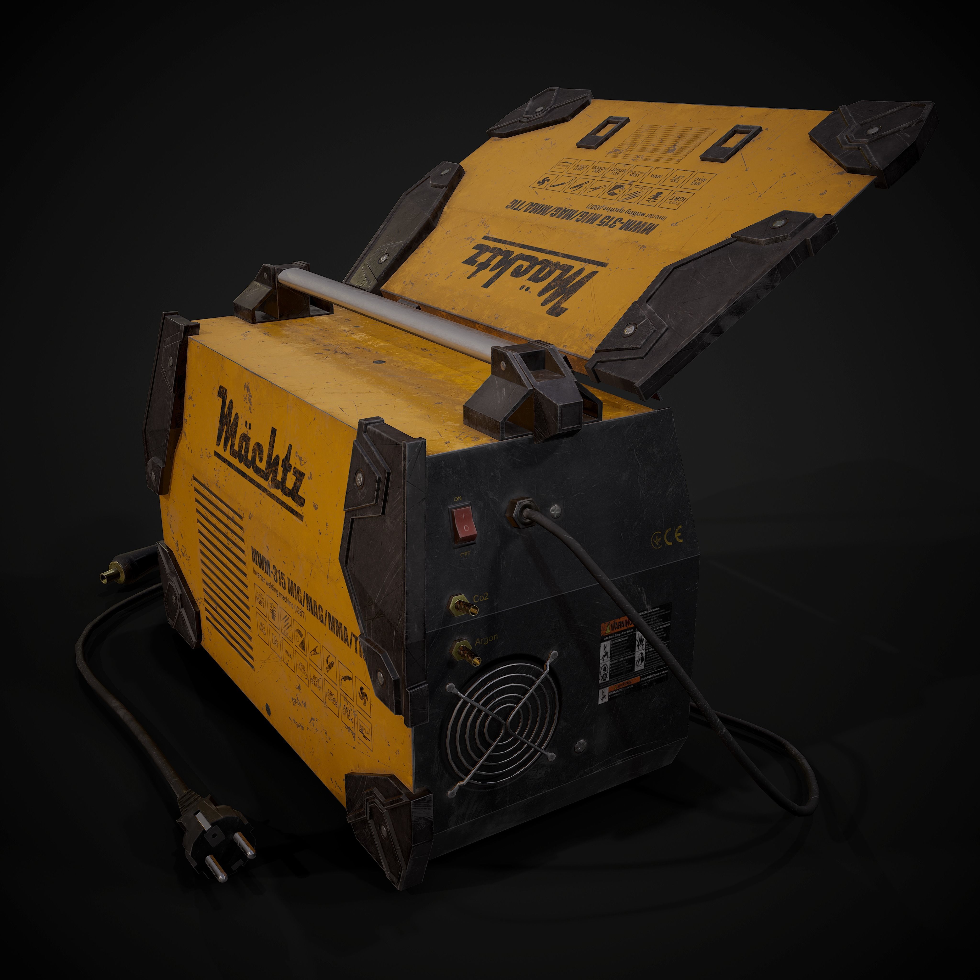 3D model Welding machine VR / AR / low-poly | CGTrader