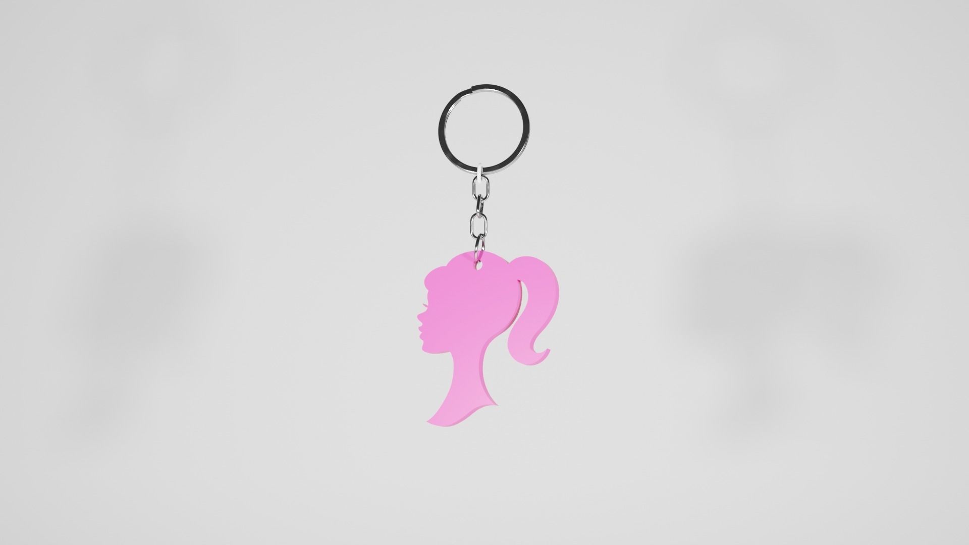 Barbie Keychain 3D model 3D printable | CGTrader