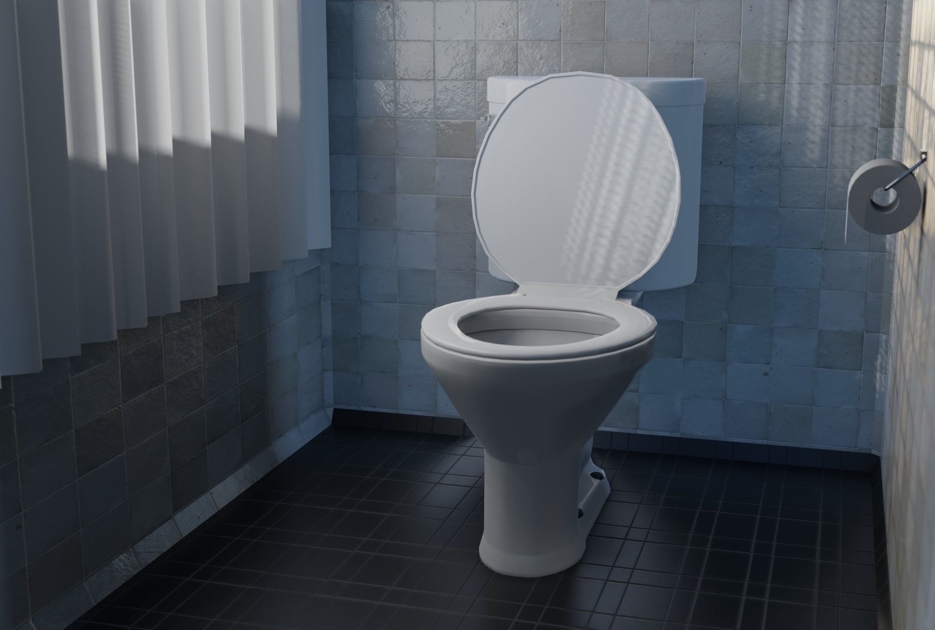 3D model Simple Washroom and VR / AR / low-poly | CGTrader
