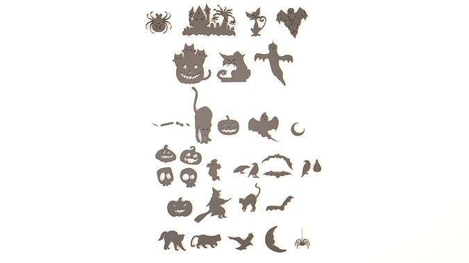 Halloween decor 3D model 3D printable | CGTrader
