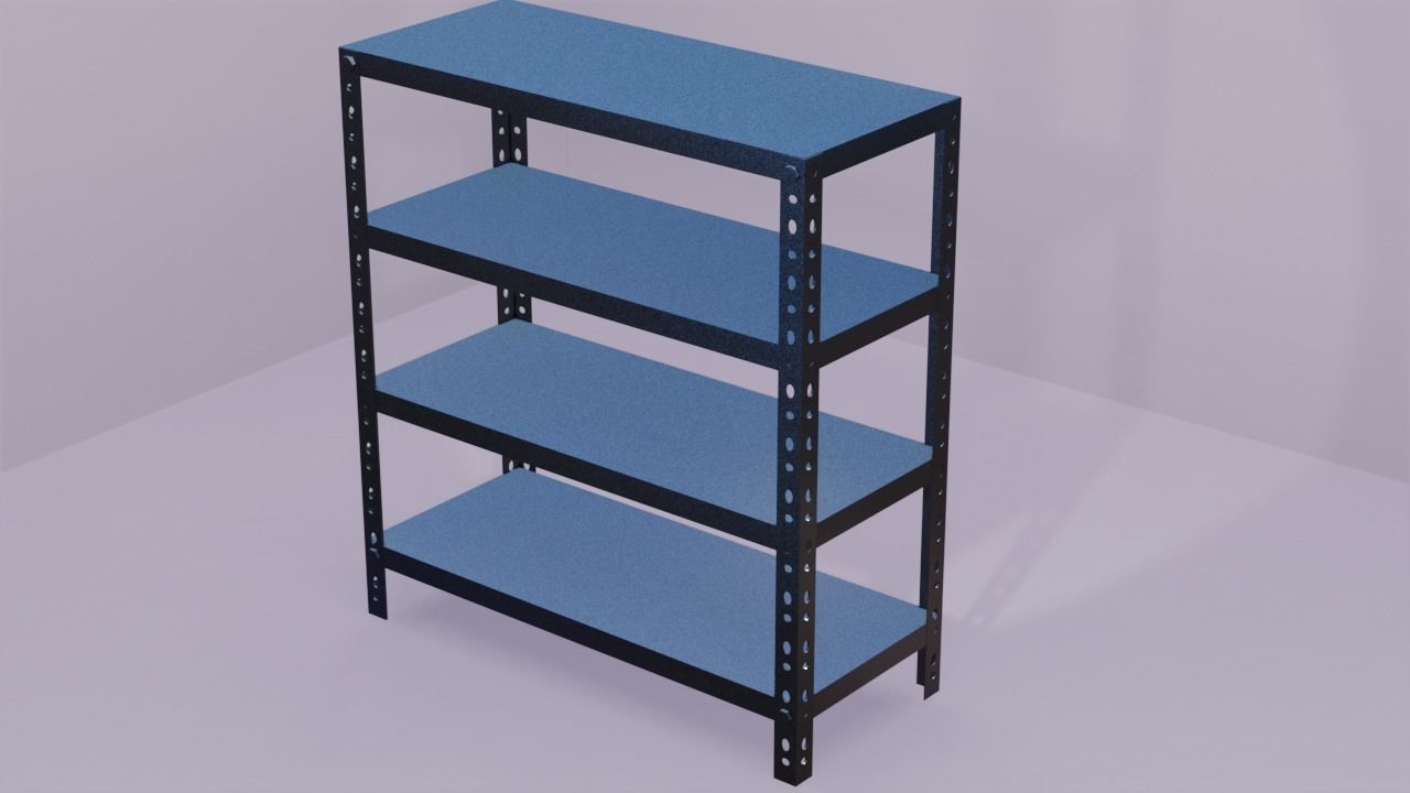 3D model Metal Rack 3D model VR / AR / low-poly | CGTrader