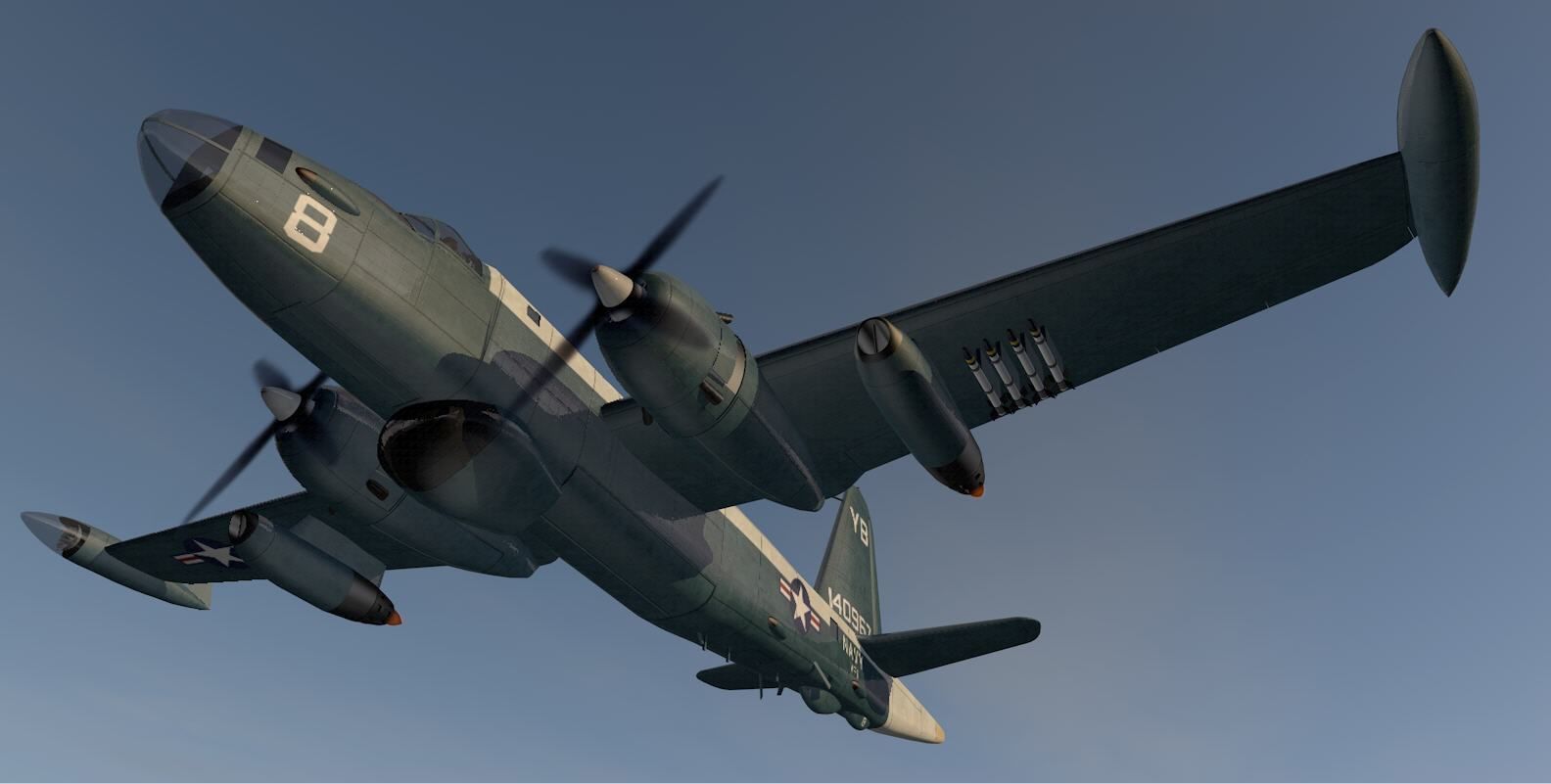 Lockheed P2V-7 Neptune - SP-2H 3D model | CGTrader