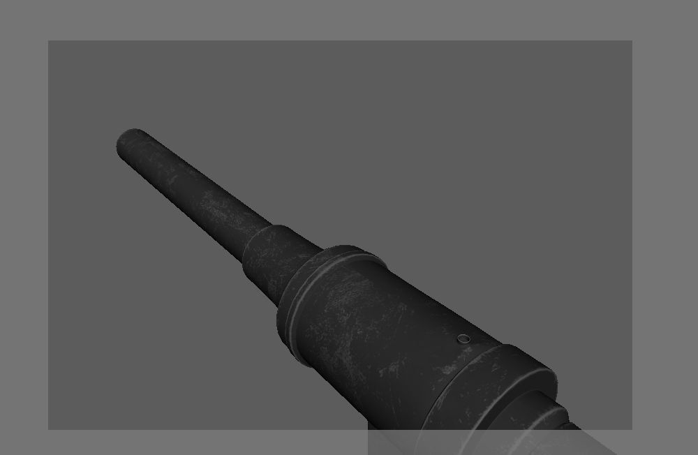 3D model Medieval HandCannon Long handle Version 3D Model Lowpoly VR ...