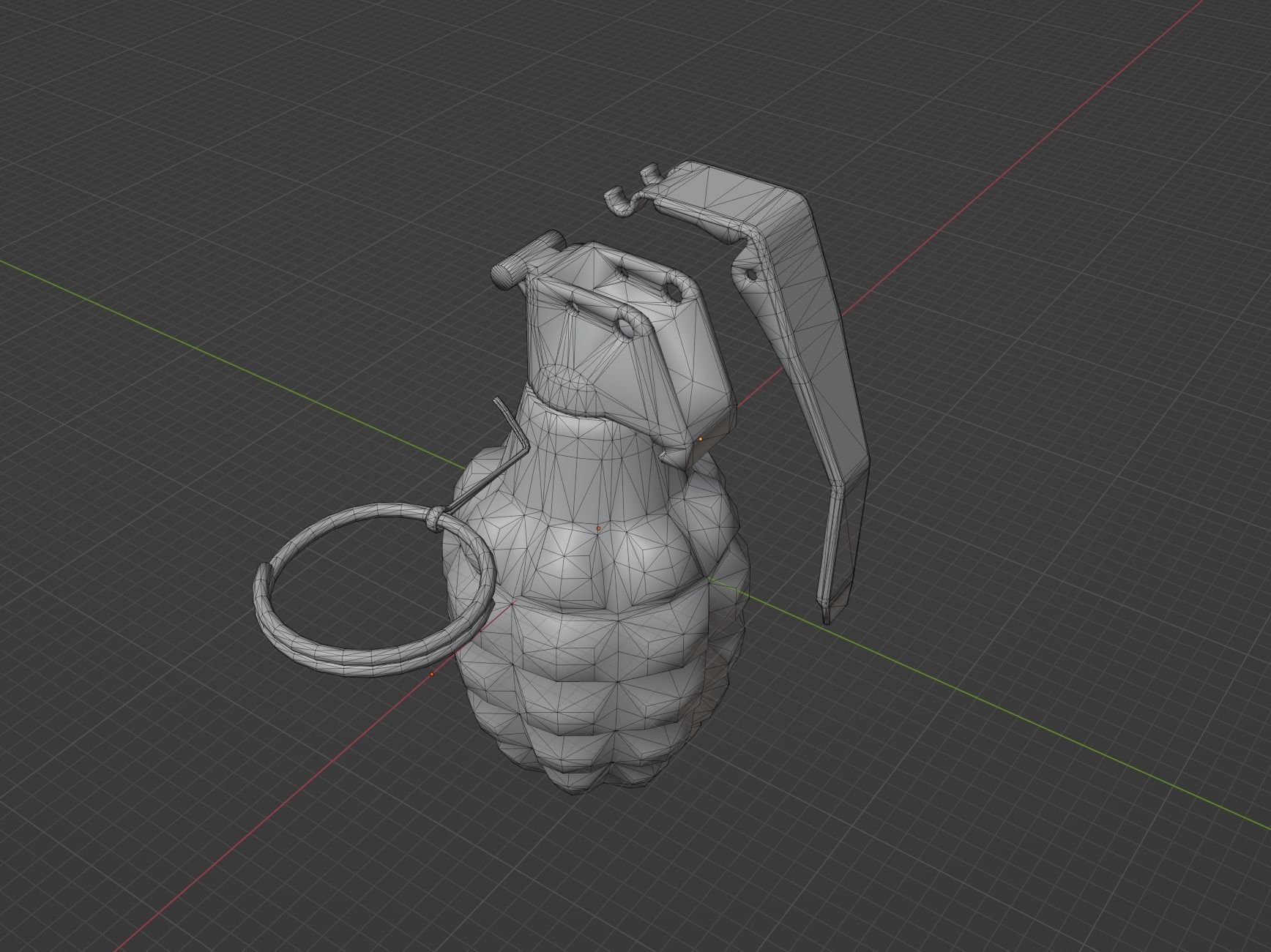 3D model Mk2 Grenade VR / AR / low-poly | CGTrader