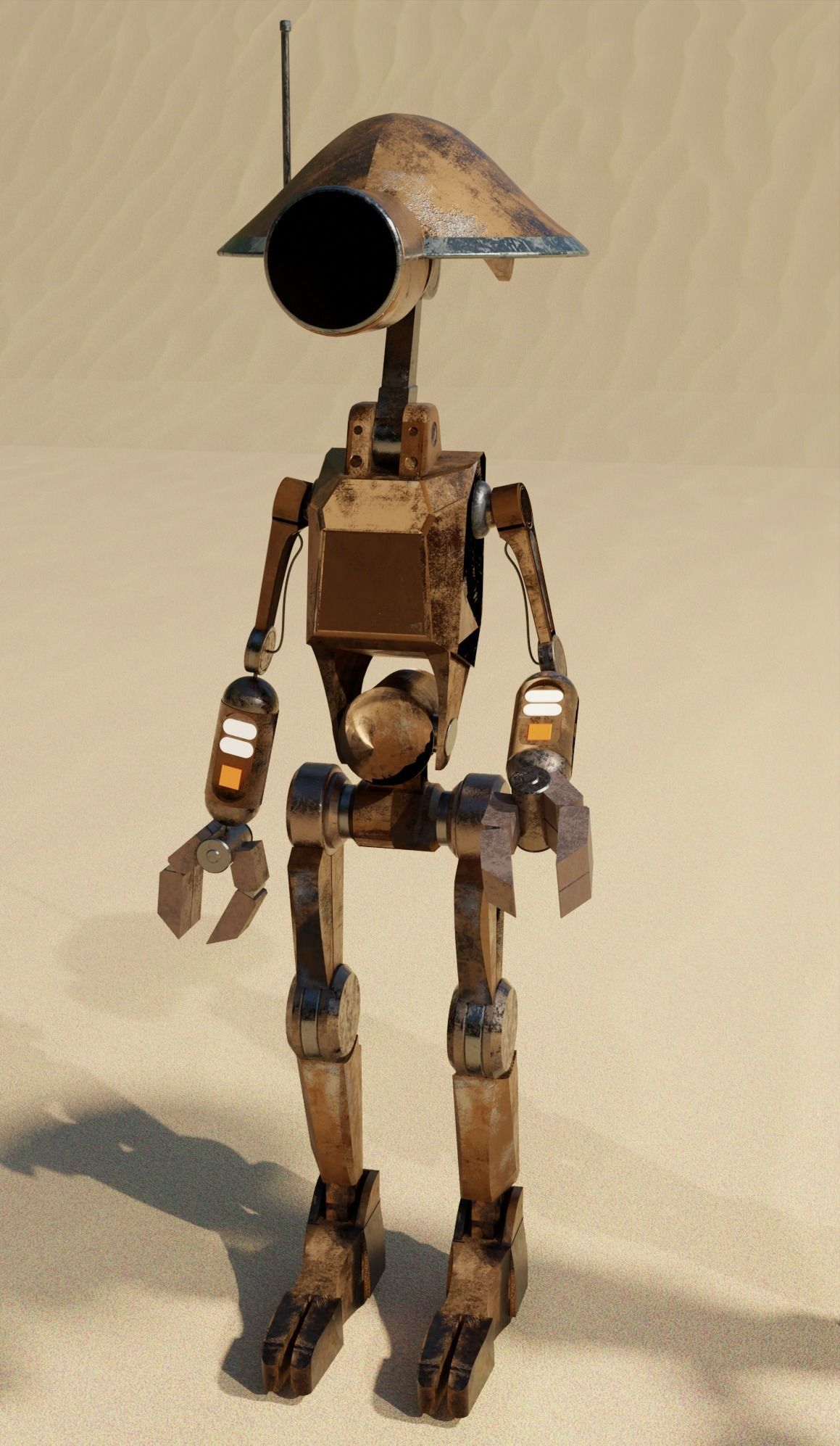 Star Wars mechanic droid free 3D model | CGTrader