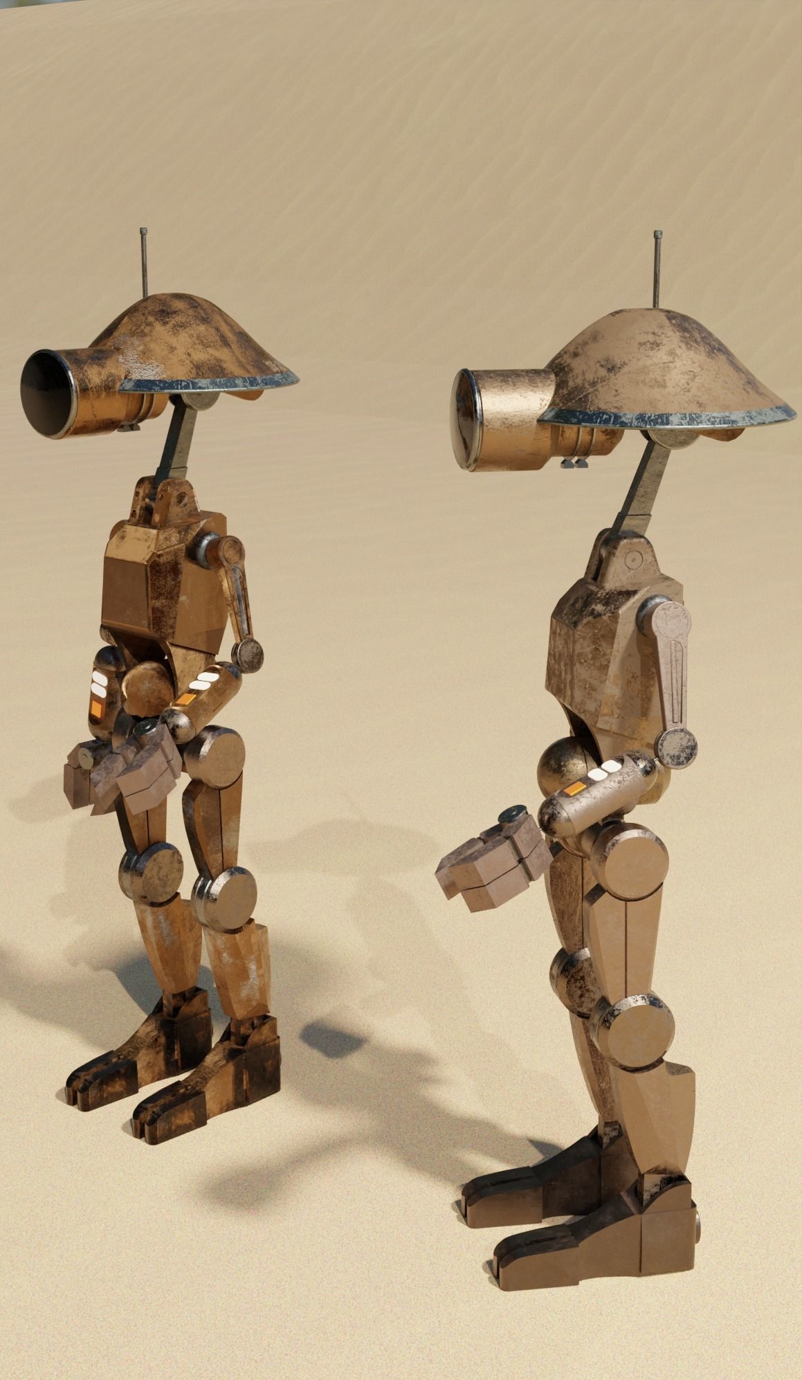Star Wars mechanic droid free 3D model | CGTrader