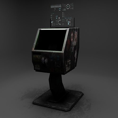 3D model SciFi mailbox-trashcan VR / AR / low-poly | CGTrader