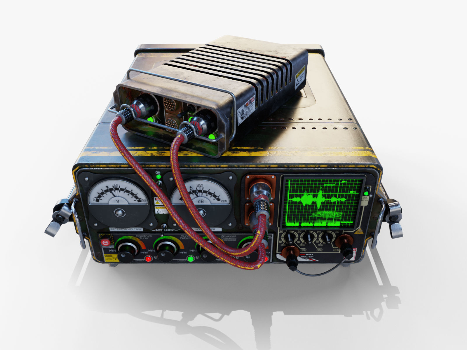 3D model CONSOLE CHANNEL SYNC VR / AR / low-poly | CGTrader