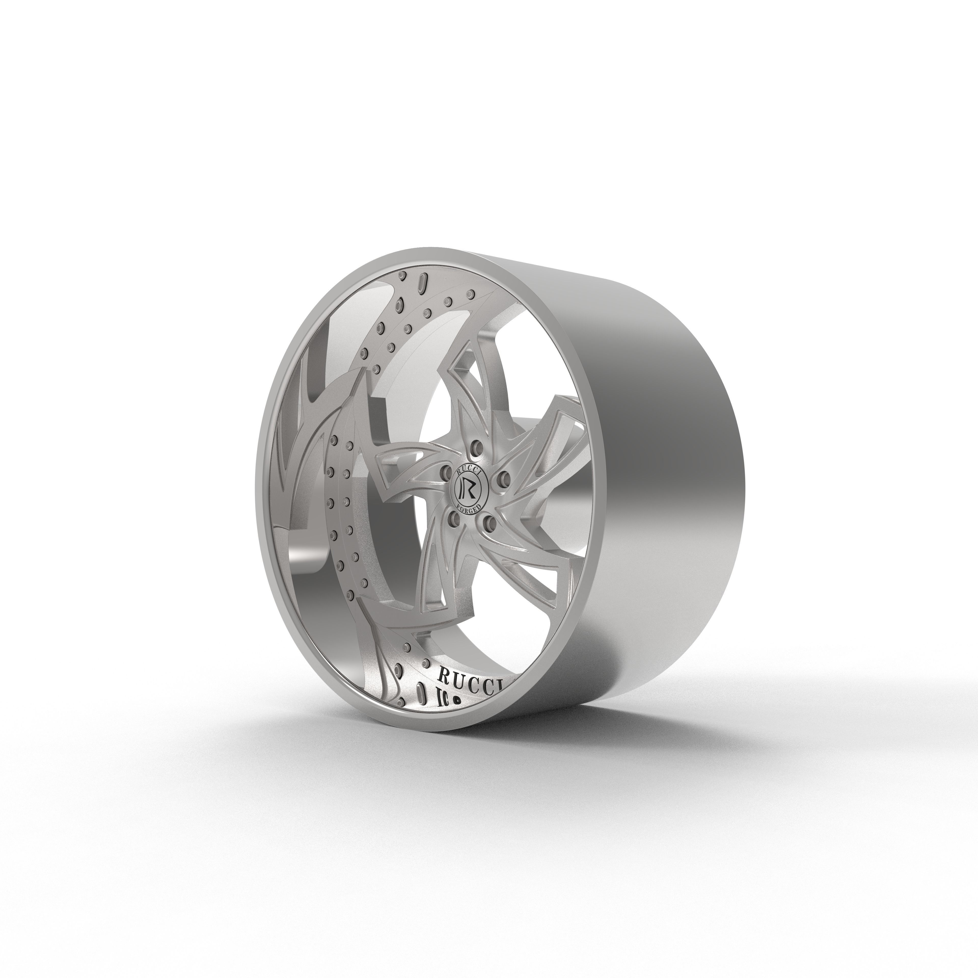 FIRE RUCCI FORGED WHEEL 3D model 3D printable | CGTrader