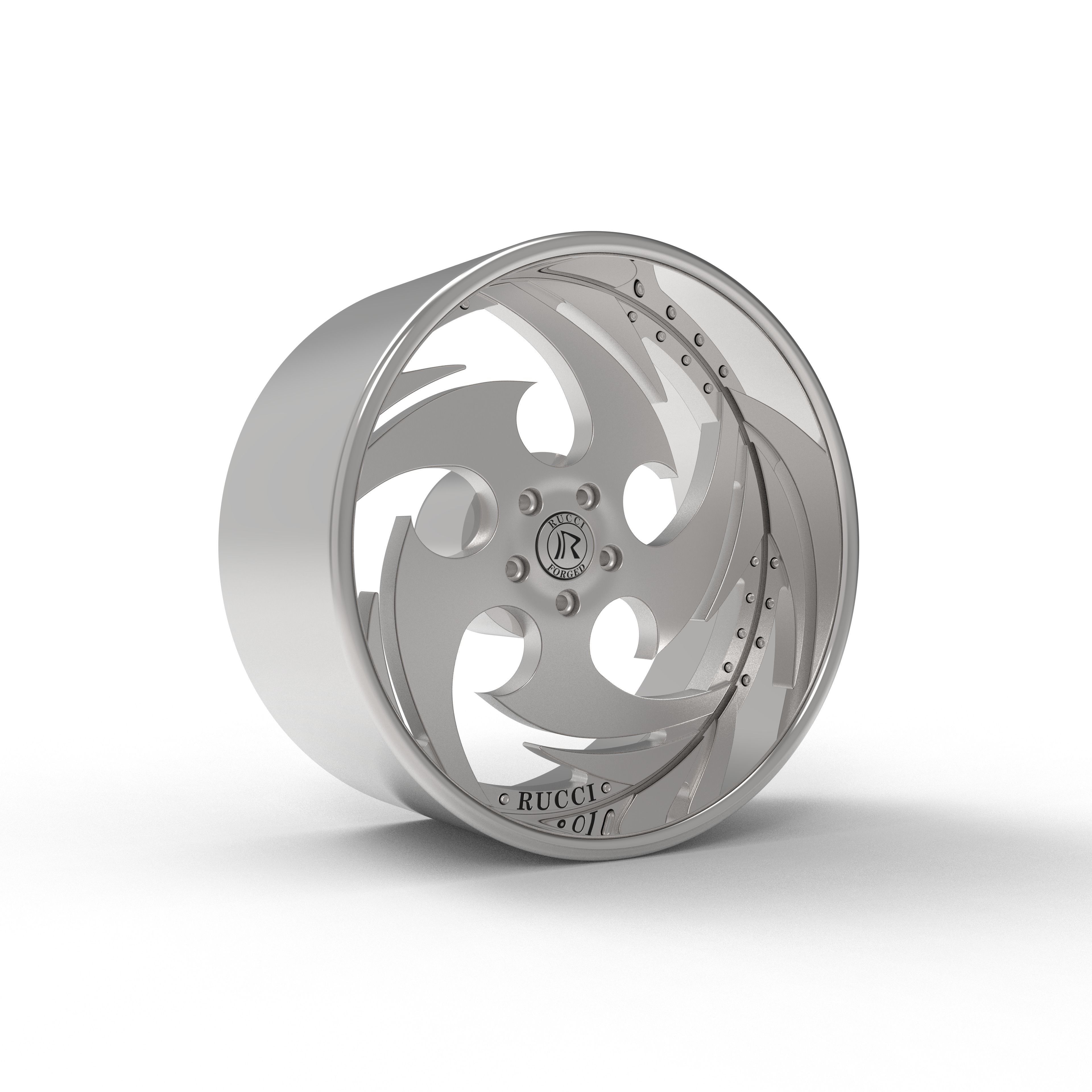 GANJA RUCCI FORGED WHEEL 3D model 3D printable | CGTrader