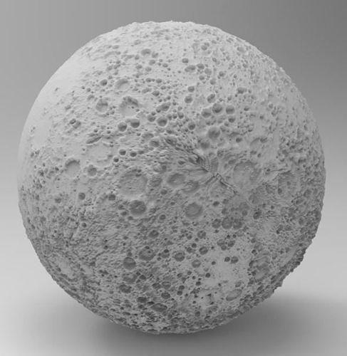 Real Moon free 3D model | CGTrader