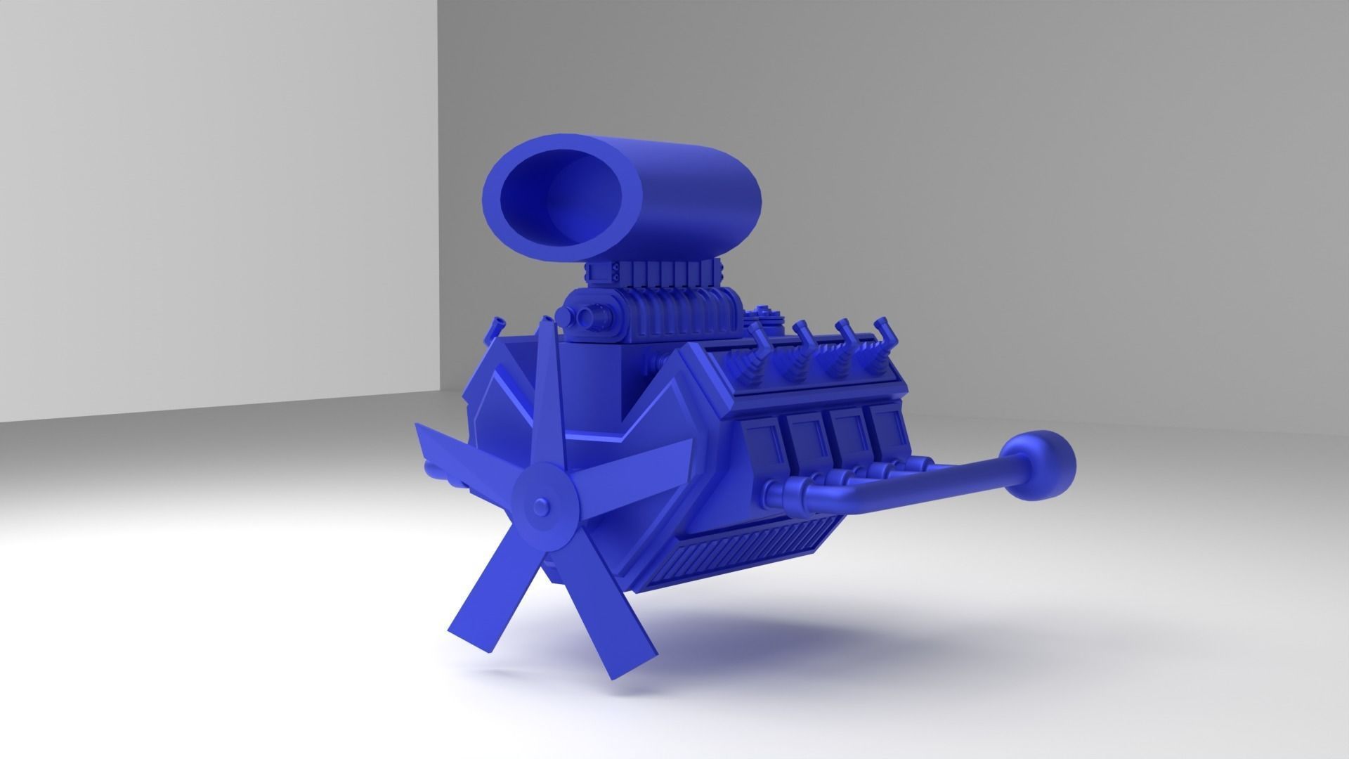 HIGH DETAILS V8 ENGINE 3D model 3D printable | CGTrader