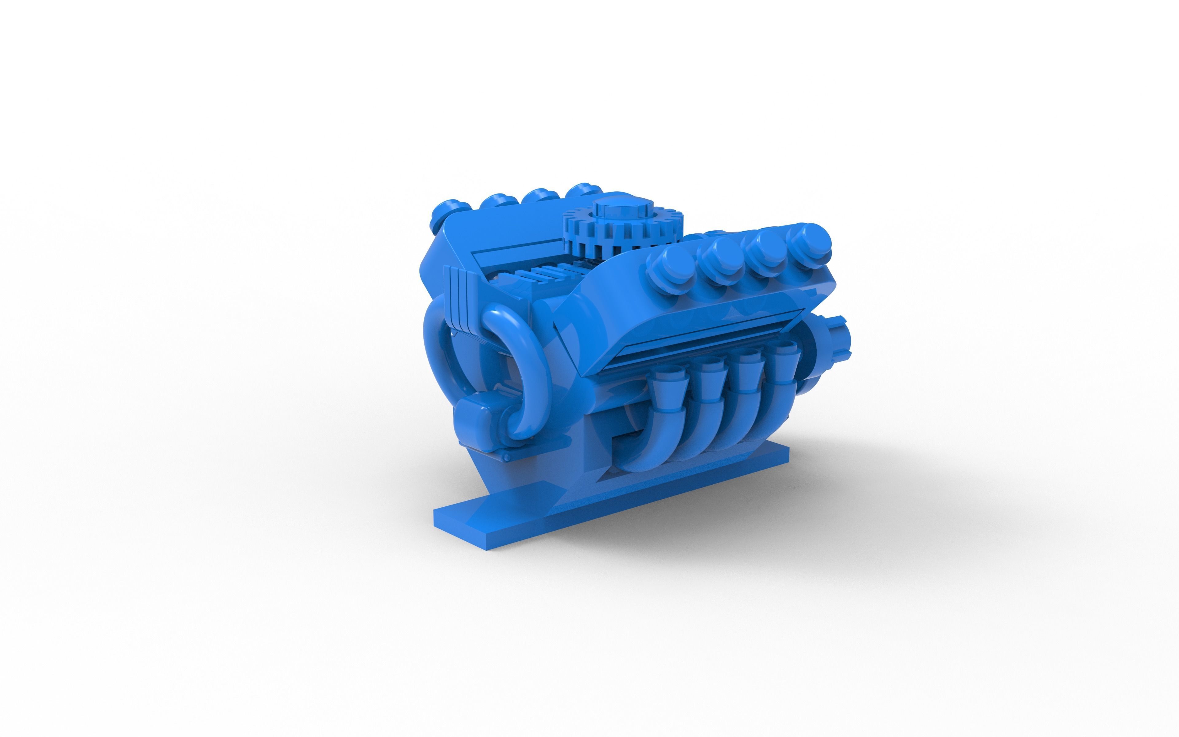 V8 TWIN ENGINE 3D model 3D printable | CGTrader