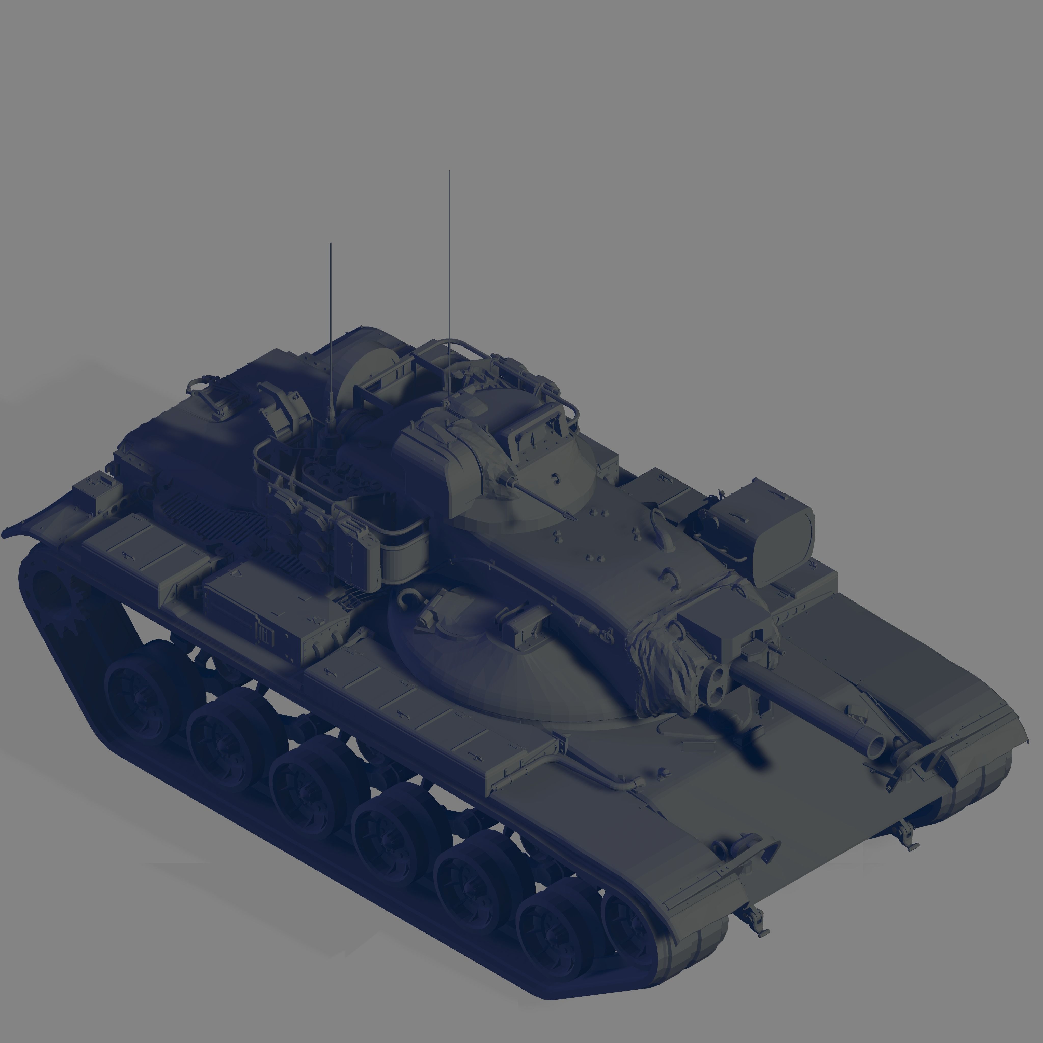 M60A2 3D model | CGTrader