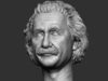 Albert Einstein Head 3D model 3D printable | CGTrader