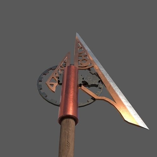 3D model steampunk spear VR / AR / low-poly | CGTrader