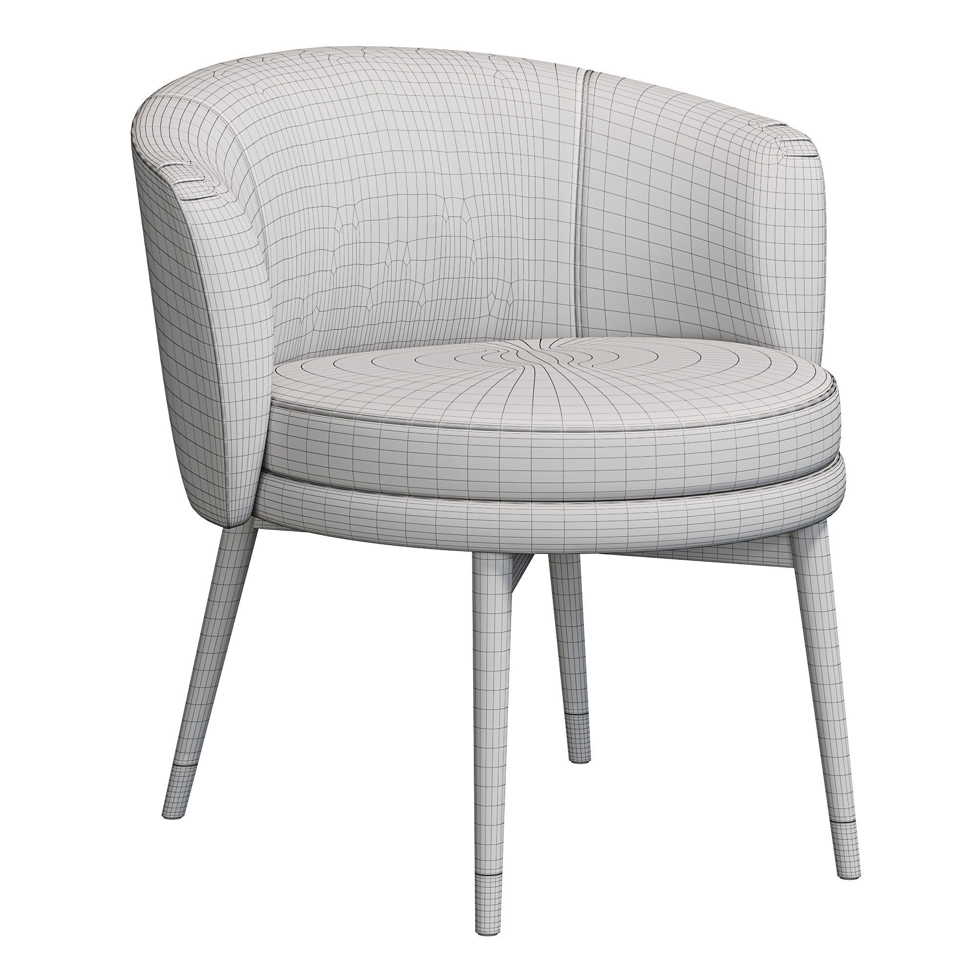 Daphne Chair by Porada 3D model | CGTrader