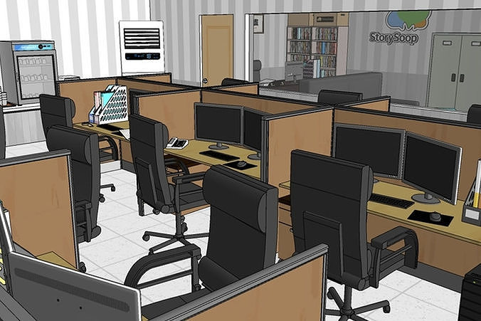 Company 2 Inside 3D model | CGTrader