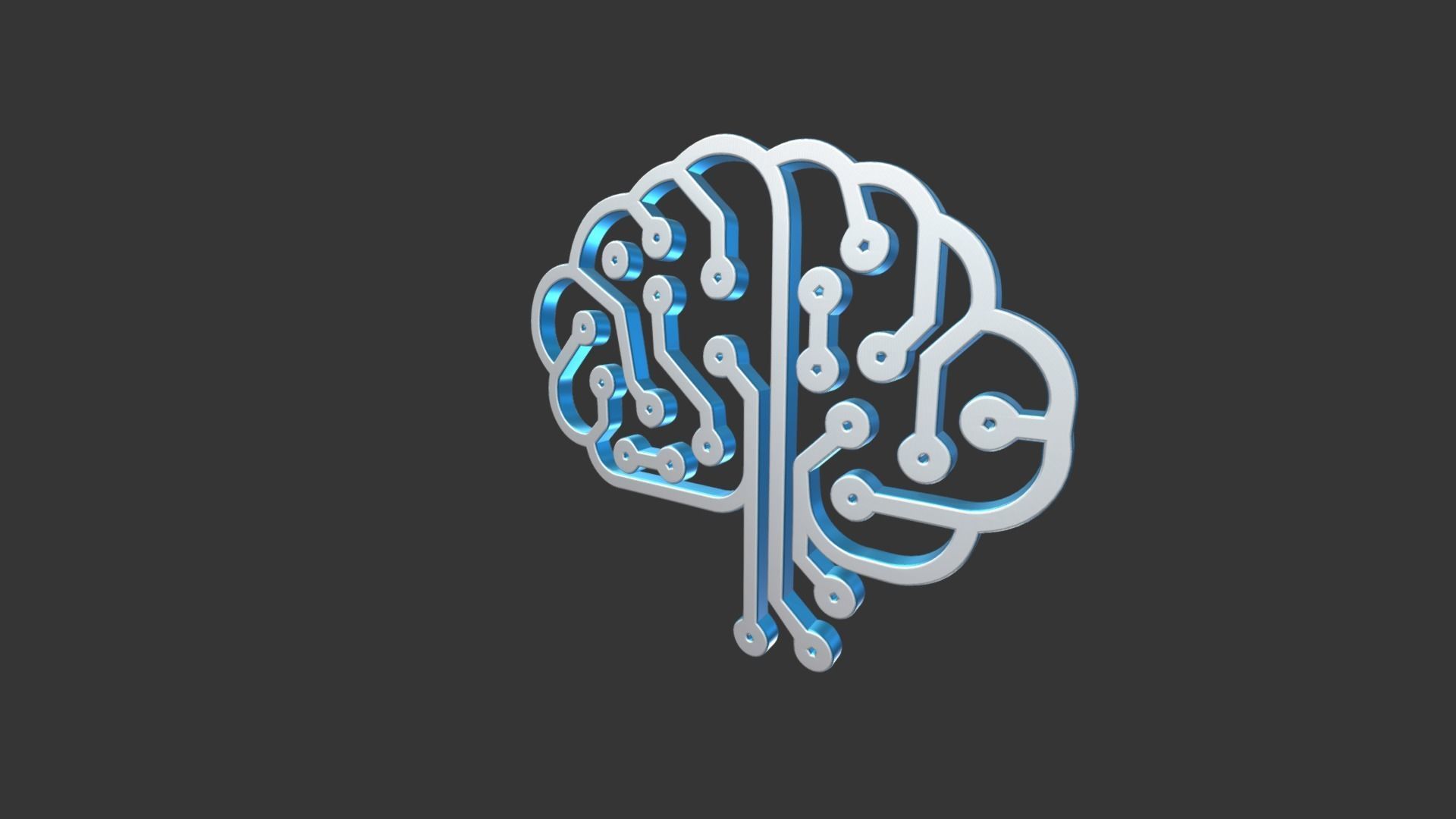 Programmer Brain 3D icon 3D model | CGTrader