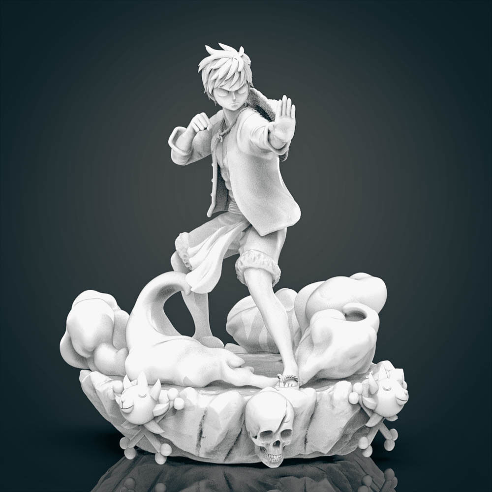 Luffy One Piece 3D Printable 3D model 3D printable | CGTrader