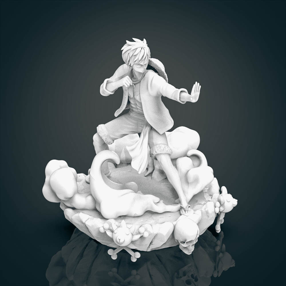 Luffy One Piece 3D Printable 3D model 3D printable | CGTrader