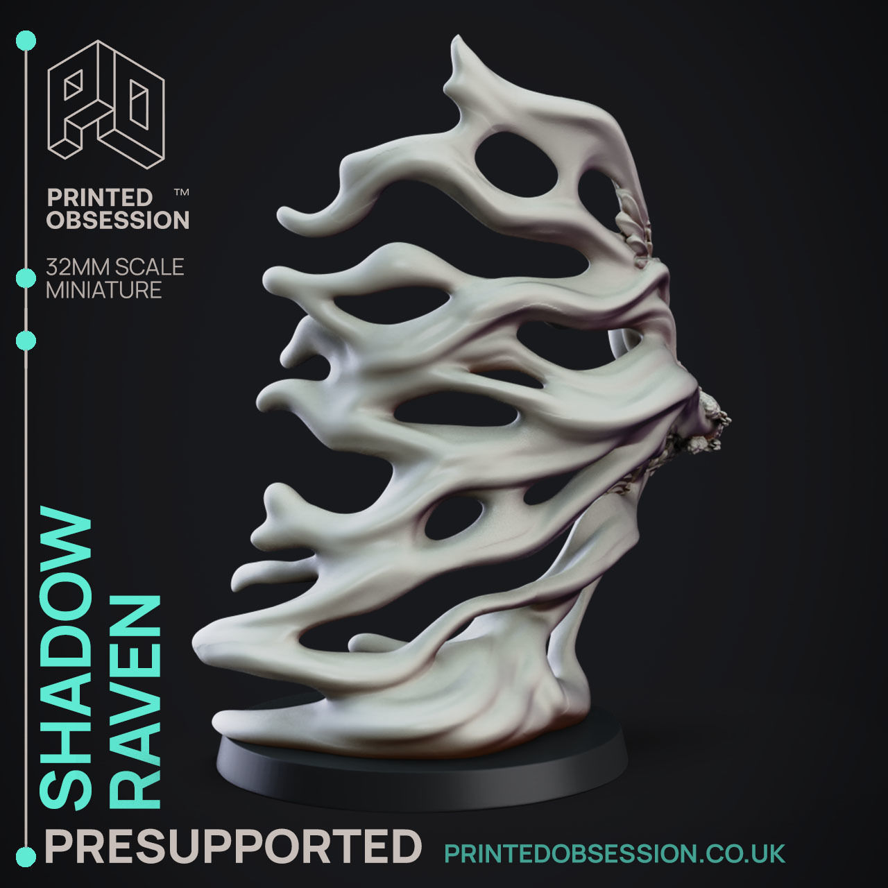 Shadow Raven - 3D Printable TTRPG - PRESUPPORTED - 32mm Scale 3D model ...