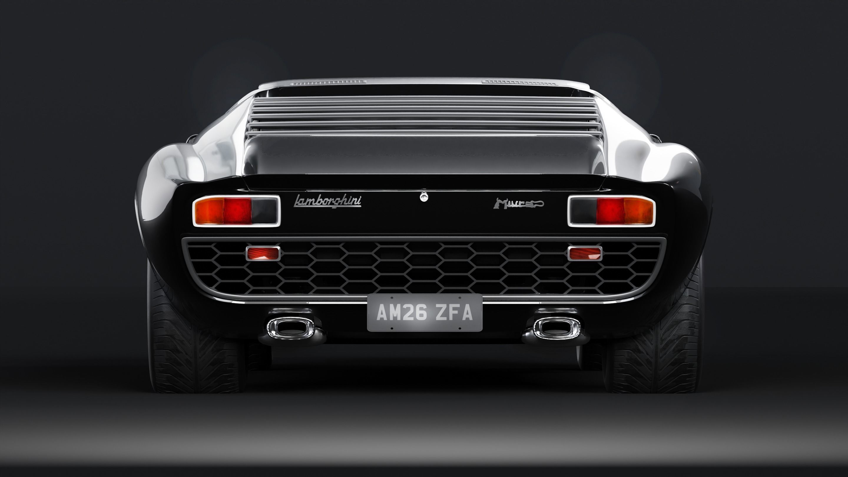 3D model The First Super Car - Black and Gold Special Edition VR / AR ...