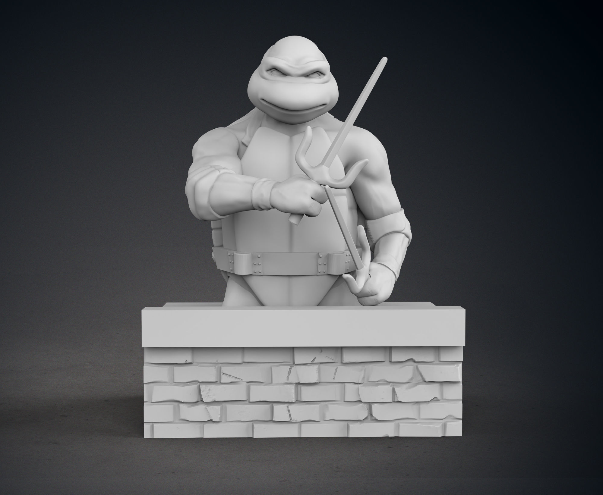TMNT Pack 3D model 3D printable | CGTrader
