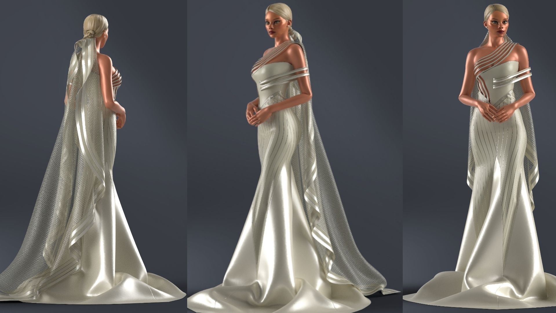 bride 3D model | CGTrader