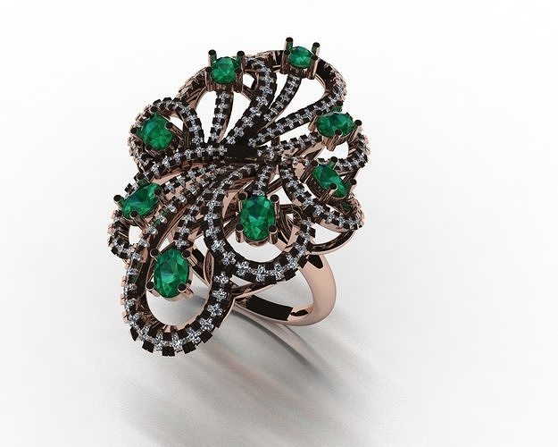 dc ring 0006 3D model 3D printable | CGTrader