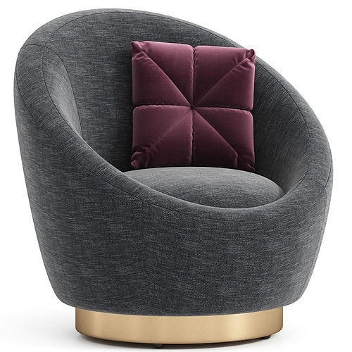 Ether Swivel Chair Jonathan Adler 3D model | CGTrader