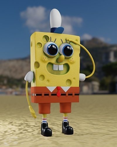 Sponge Bob SquarePants 3D model | CGTrader