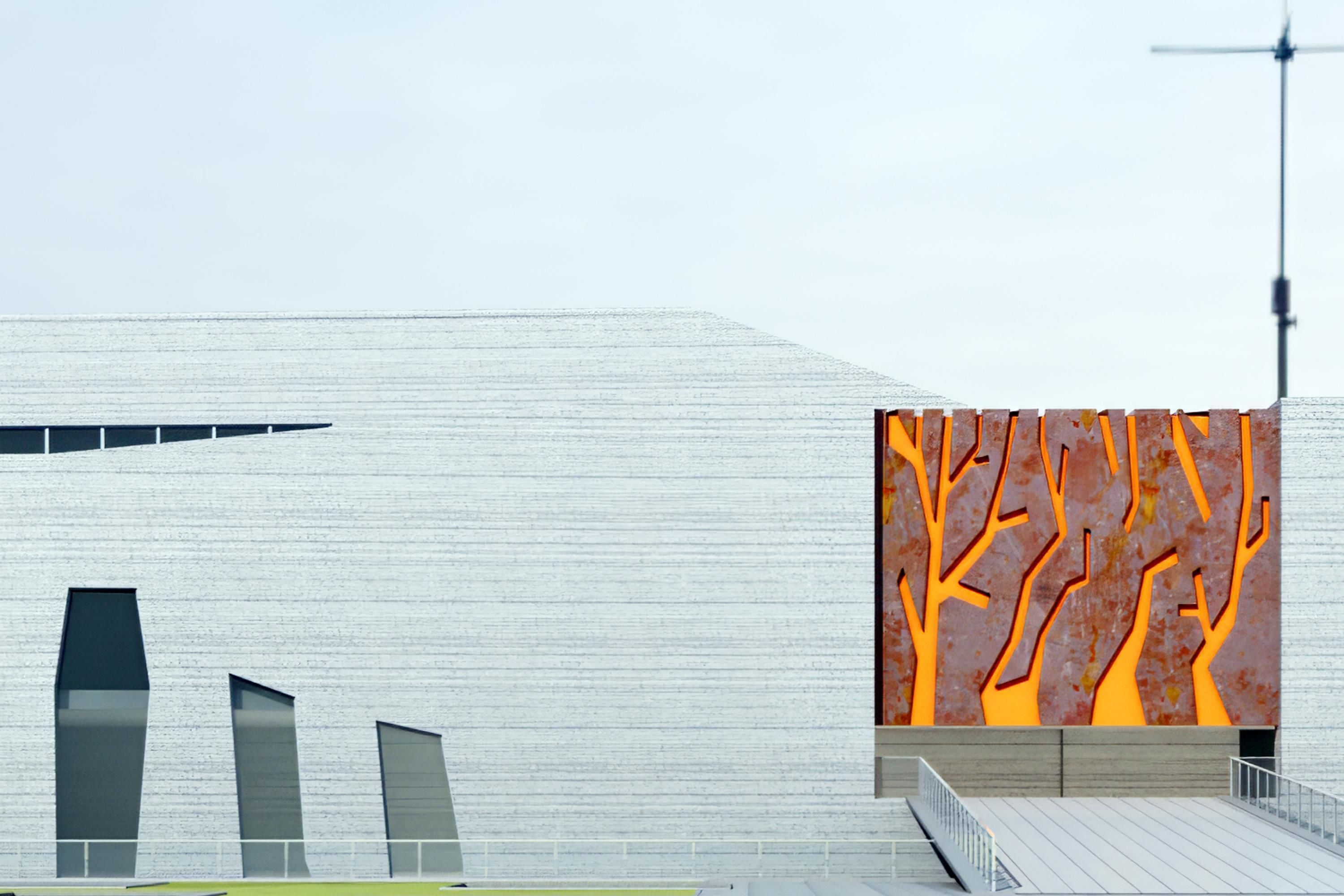 Landscape Modern buildings Museum Architectural Texture | CGTrader
