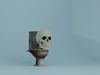 Skibidi toilet Skeleton Toilet 3D model rigged | CGTrader