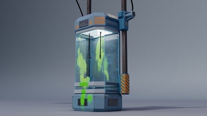 3D model sci-fi capsule VR / AR / low-poly | CGTrader