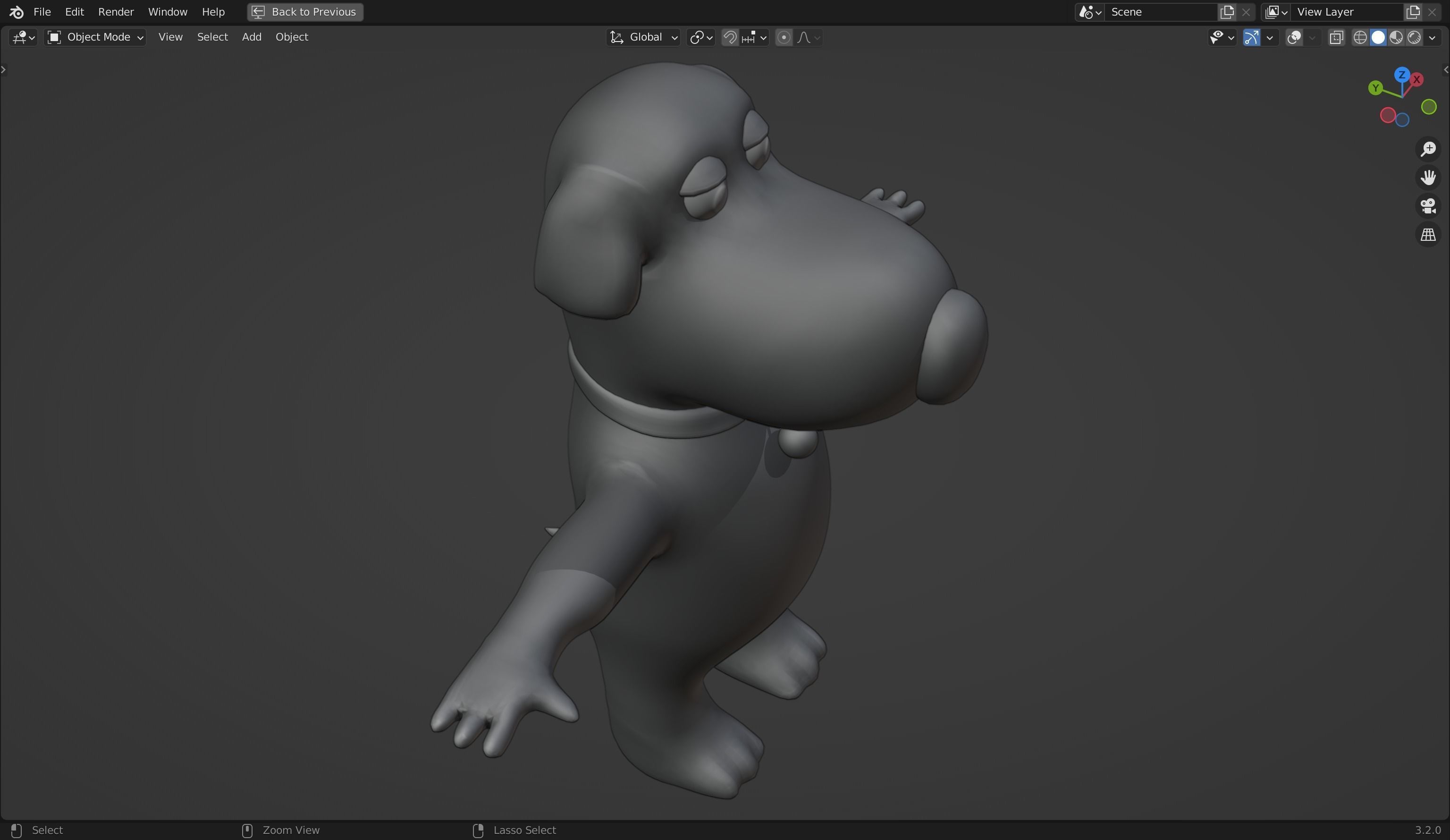 3D model Brian Griffin 3D Dog Model from Family Guy VR / AR / low-poly ...