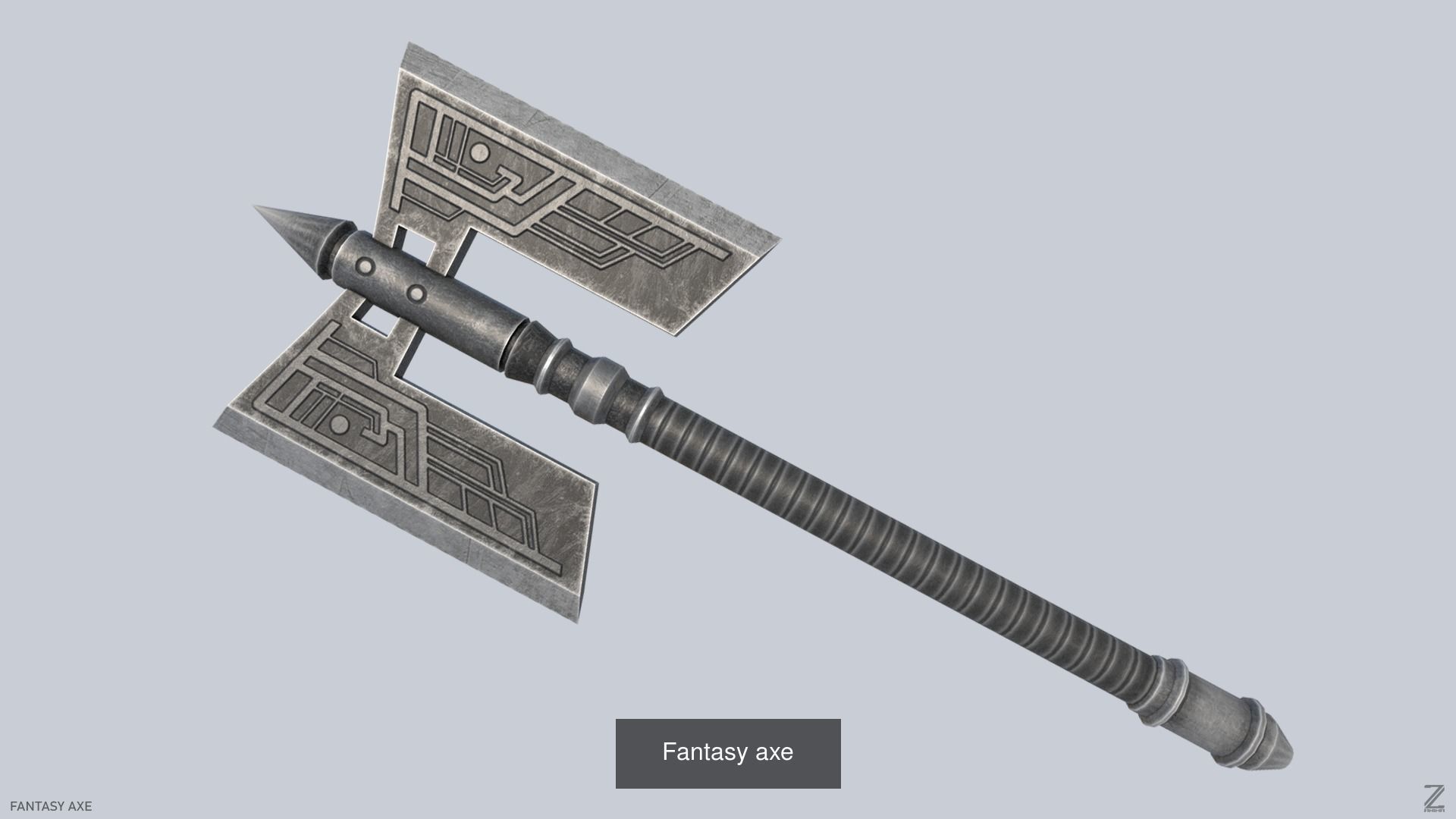 Fantasy axe collection VR / AR / low-poly | CGTrader