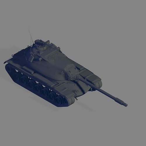 M103 Tank 3D model | CGTrader