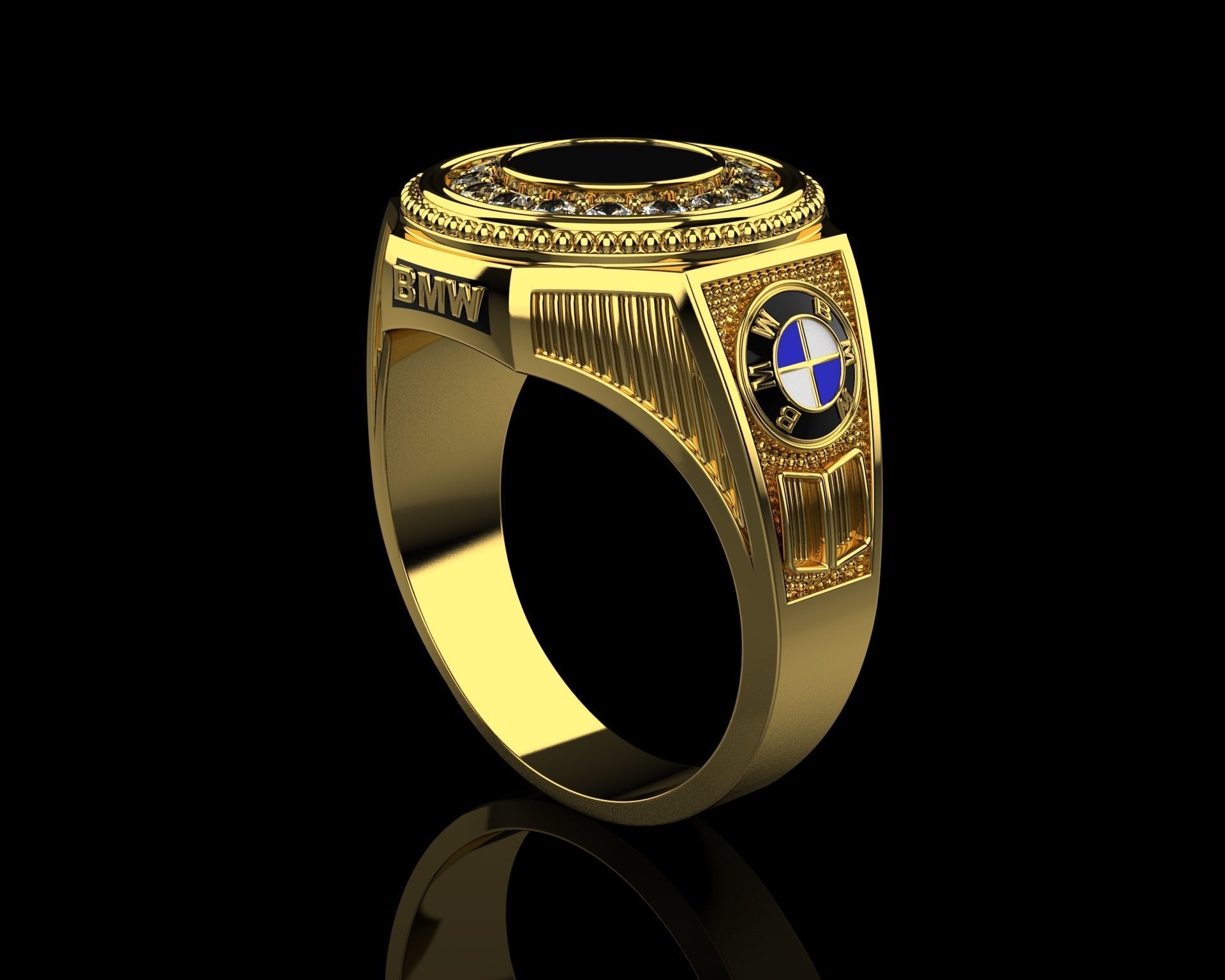 signet ring 3D model 3D printable | CGTrader