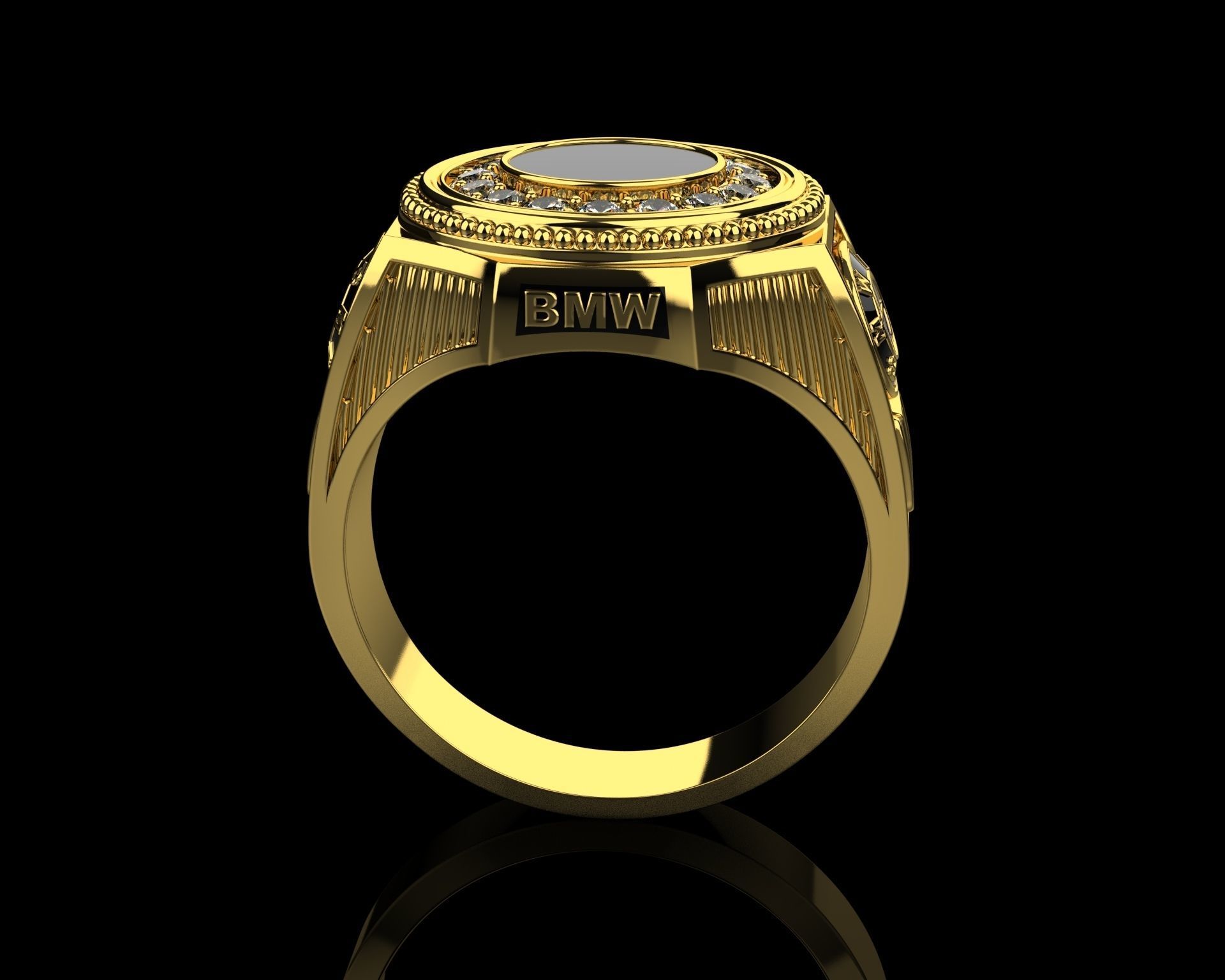 signet ring 3D model 3D printable | CGTrader