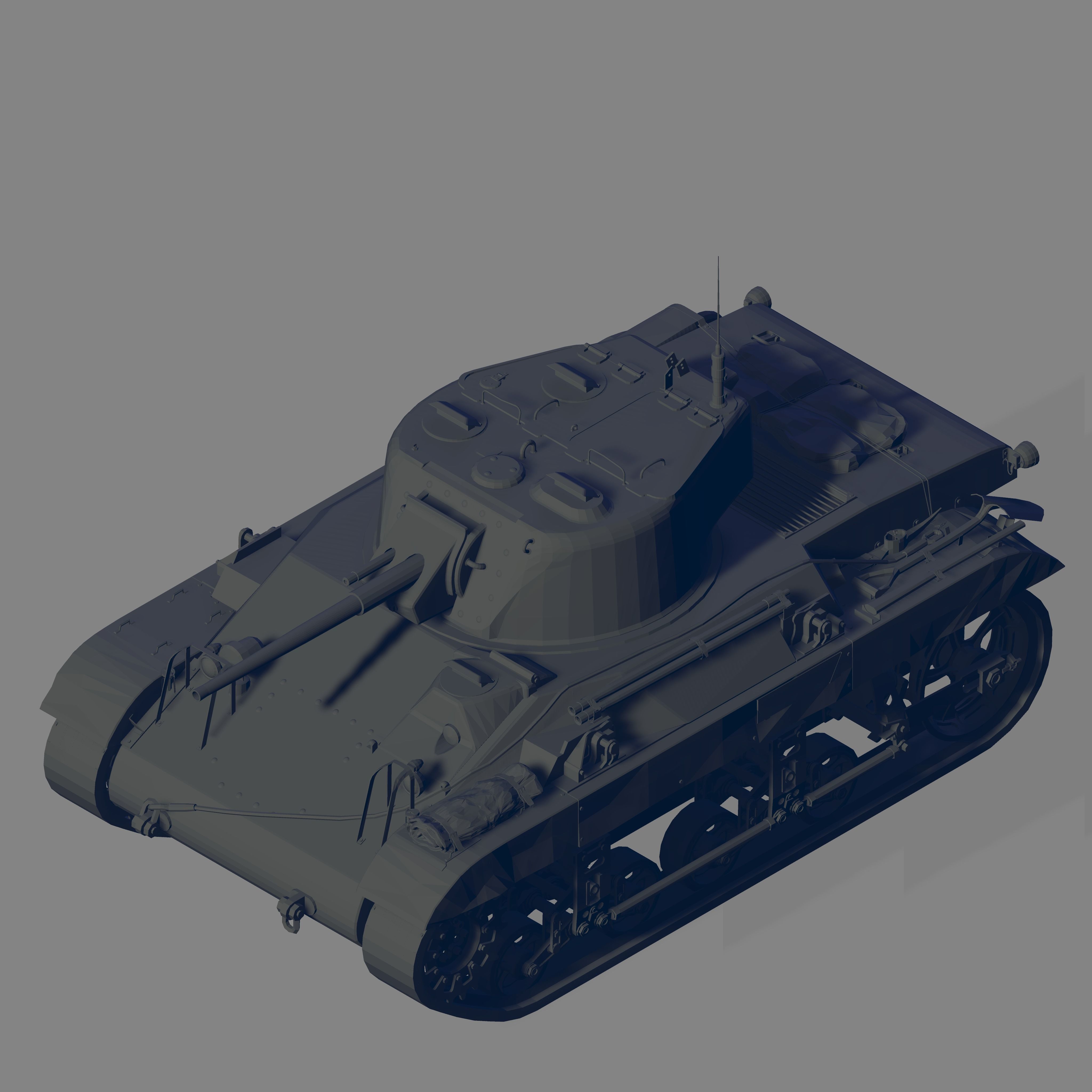 M22 Tank 3D model | CGTrader