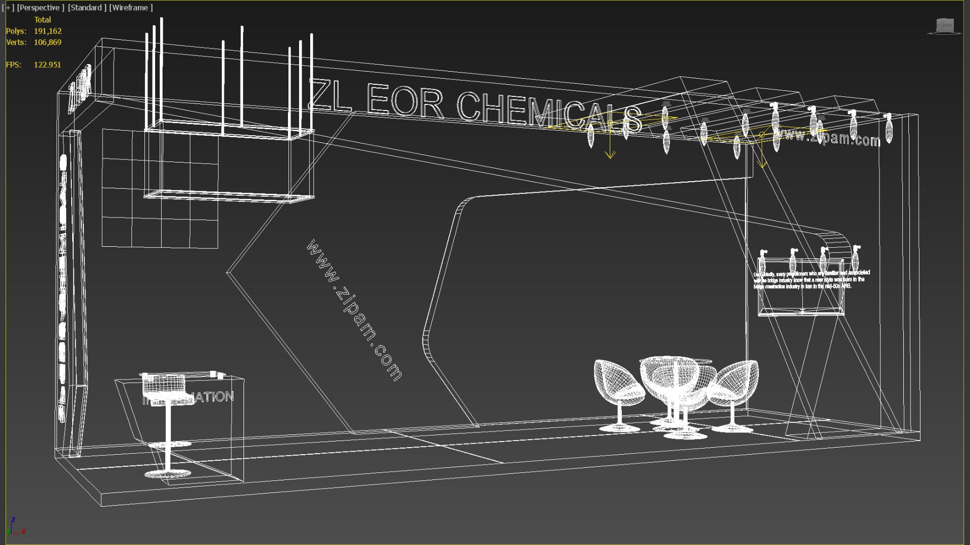 3D model 3d Exhibition design VR / AR / low-poly | CGTrader