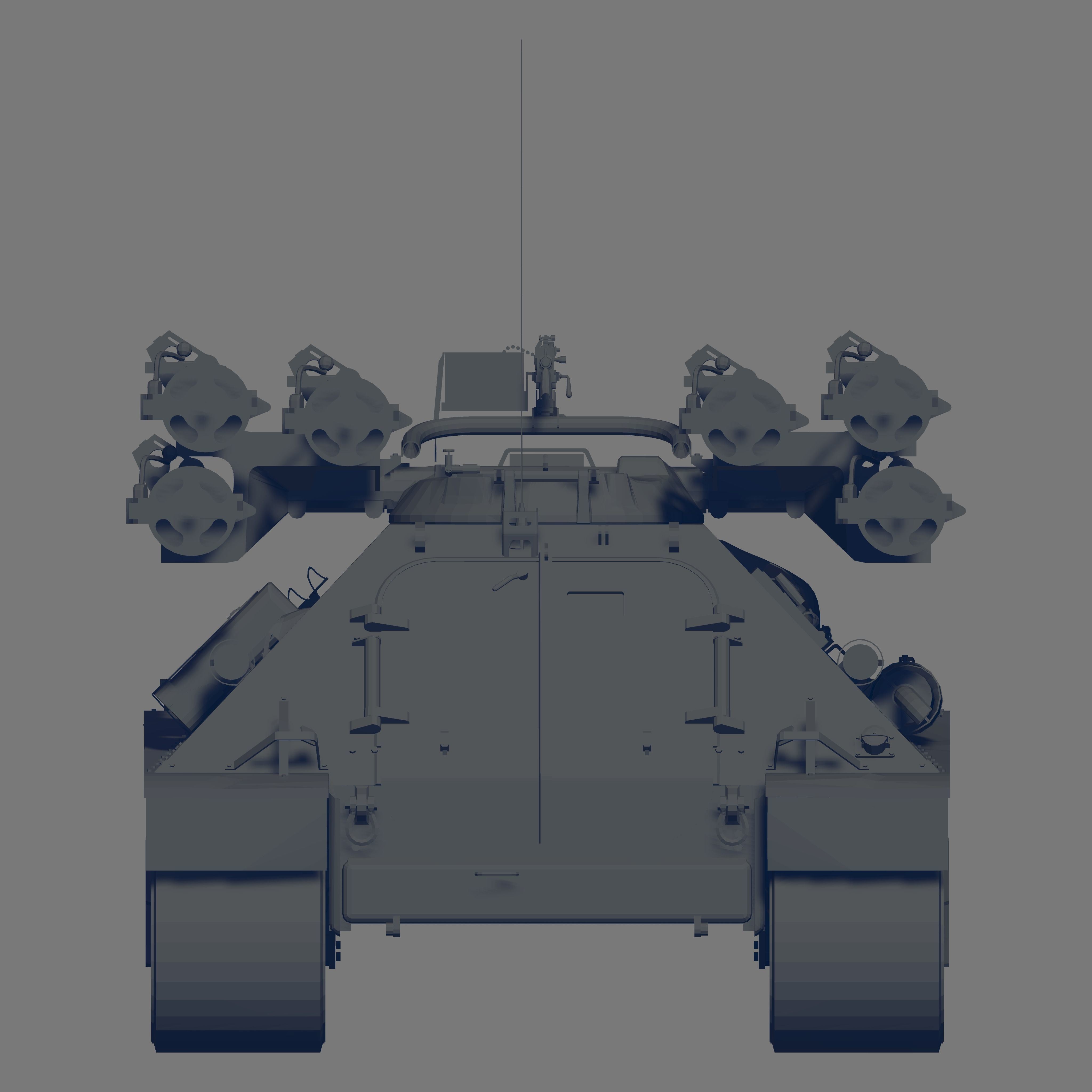 M50 Tank 3D model | CGTrader