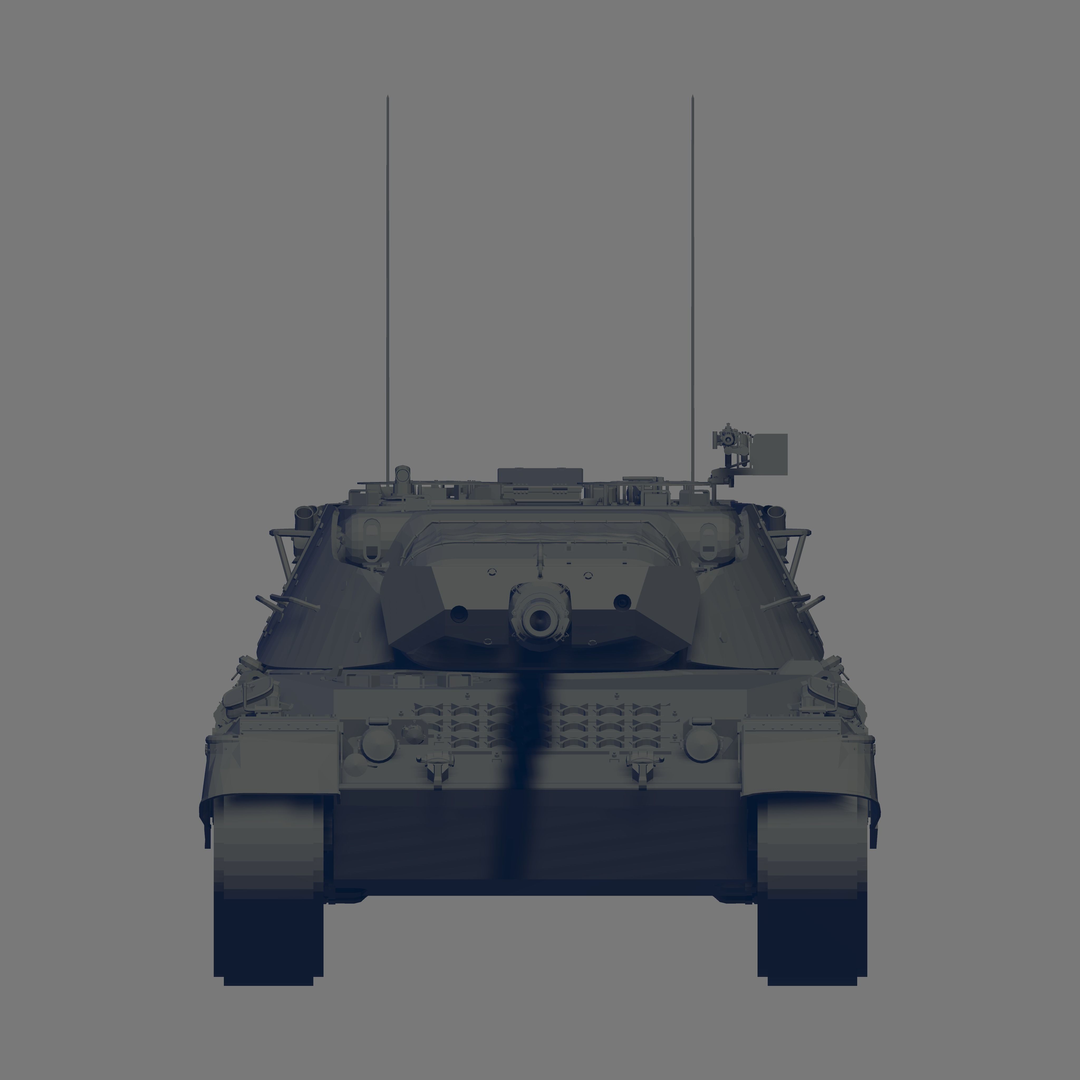 Leopard A1A1 3D model | CGTrader