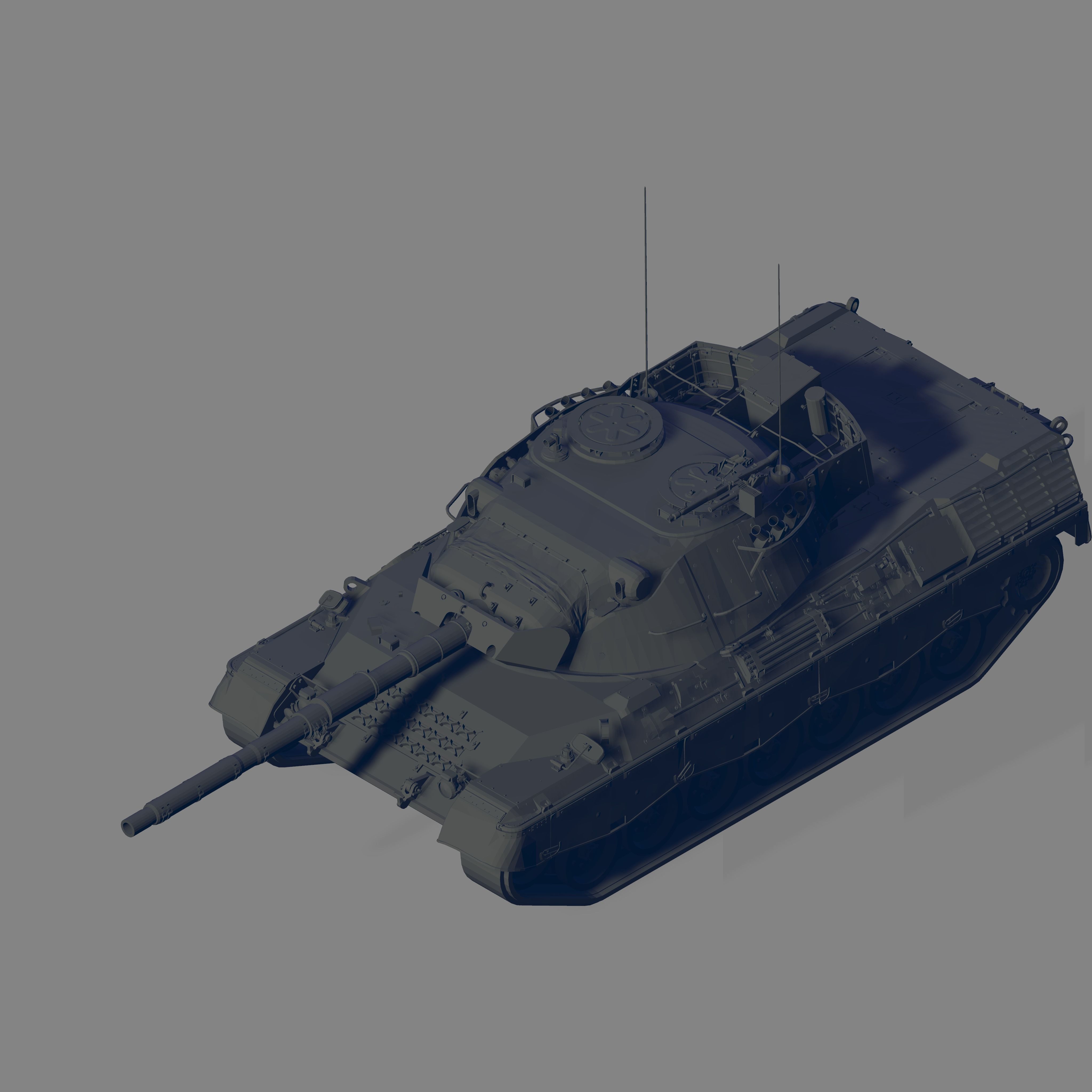 Leopard A1A1 3D model | CGTrader