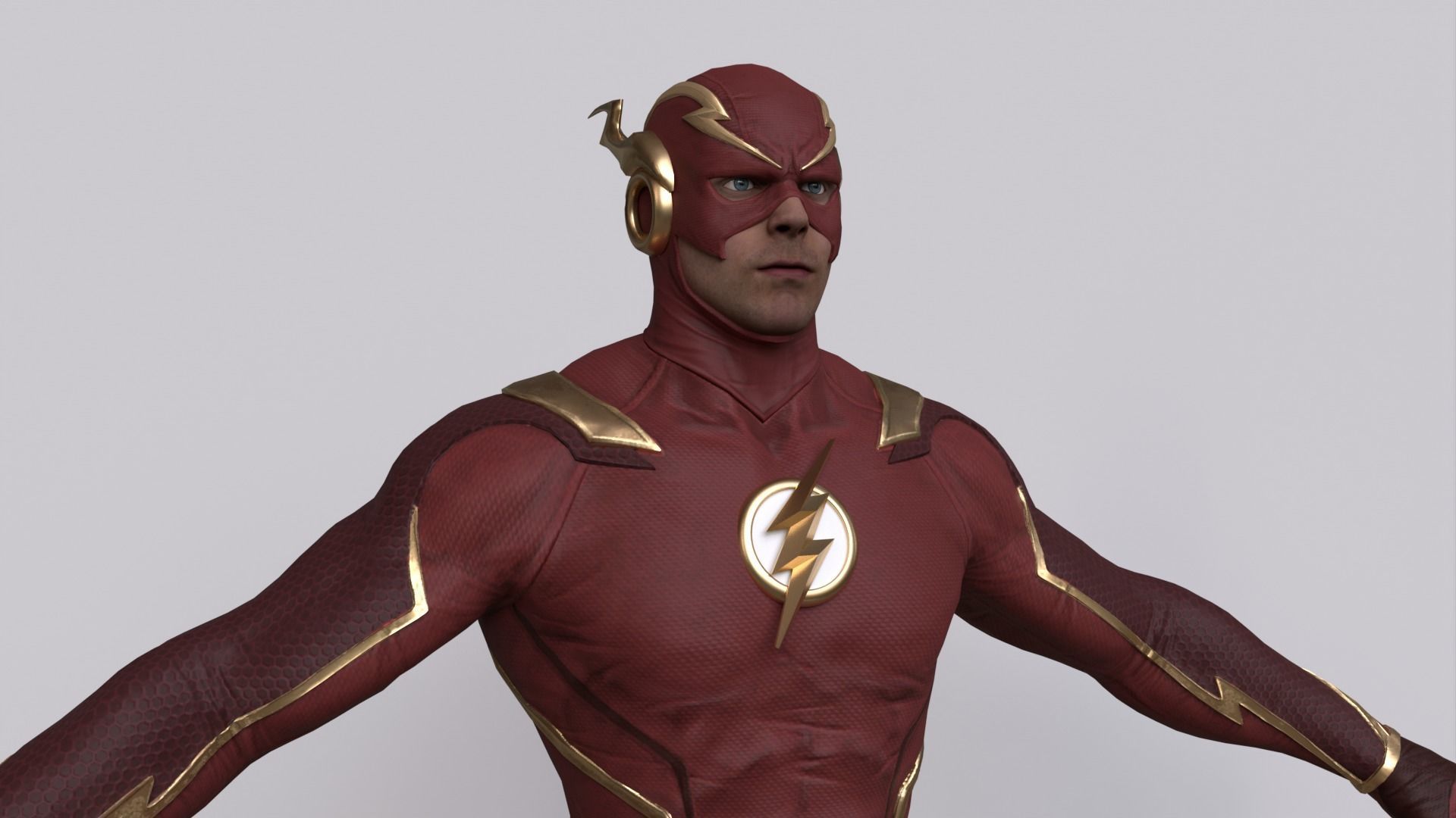 The Flash Rigged 3D Asset - Injustice 3D model rigged | CGTrader