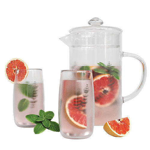 Grapefruit lemonade 3D model | CGTrader